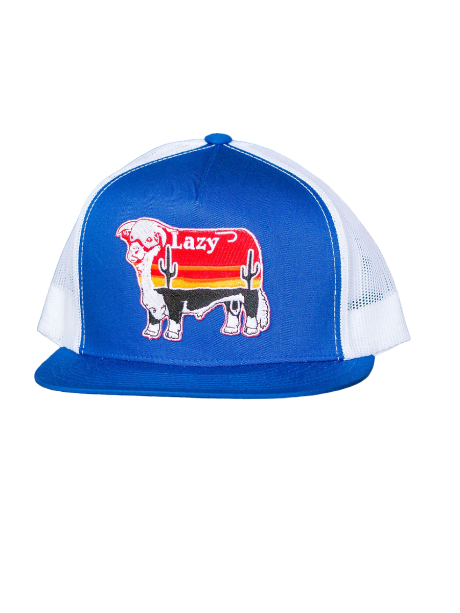 Lazy J Ranchwear Sunrise Cactus Bull Cap – Dollar Western Wear