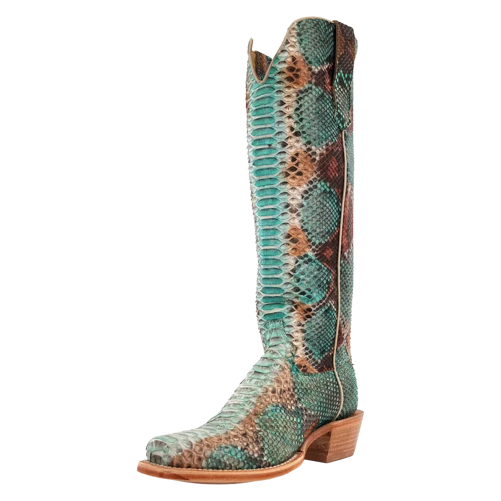 R. Watson Ladies' Turquoise & Copper Boots – Dollar Western Wear
