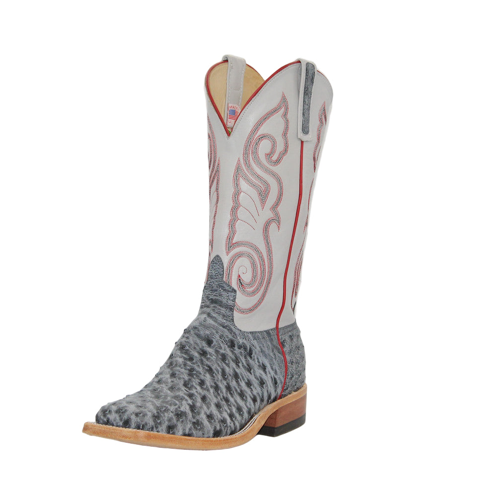 Anderson Bean Exclusive Black Rio Full Quill Ostrich Men's Boot ...